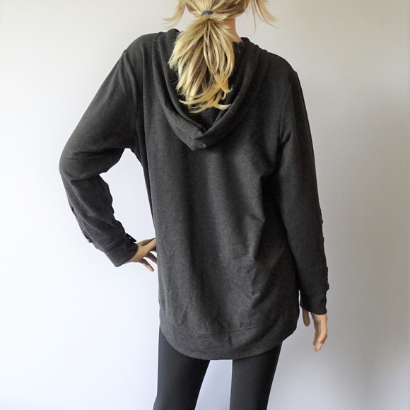 Ideology | Tops | Ideology Active Charcoal Zip Hoodie Nwt | Poshmark